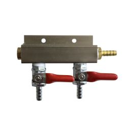 2 Way Gas Splitter Manifold - Love Brewing